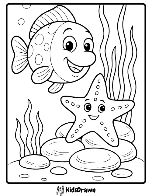 Fish Coloring Pages (30+ Free PDF Printables)