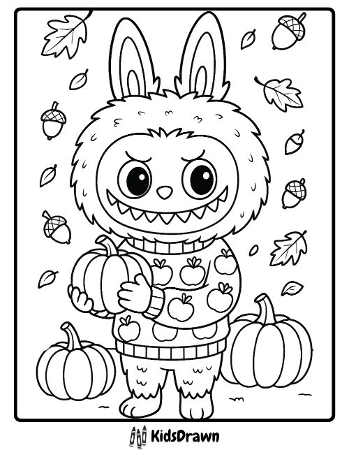 60 Free Labubu Coloring Pages (Printable PDFs)