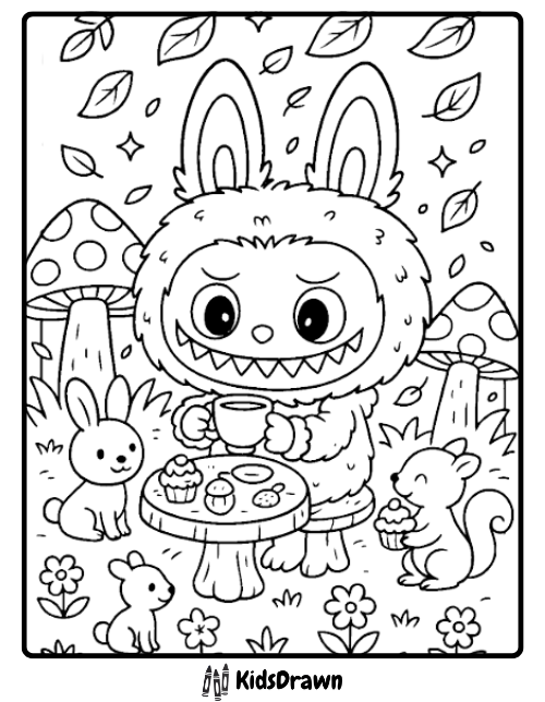 60 Free Labubu Coloring Pages (Printable PDFs)