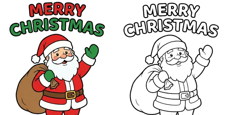 60 Christmas Coloring Pages (Free Printable PDFs)