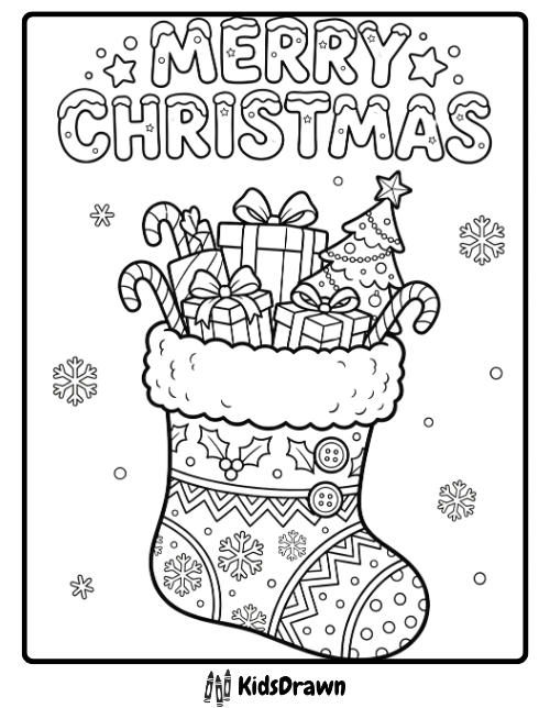 60 Christmas Coloring Pages (Free Printable PDFs)
